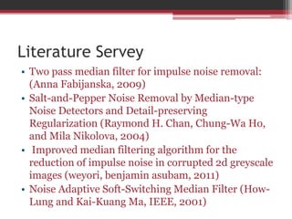 Image filtering : A comparitive study | PPTX