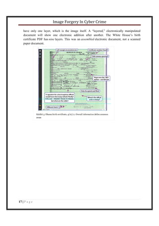 Image Forgery In Cyber Crime | PDF | Photo Editing Software | Computer ...