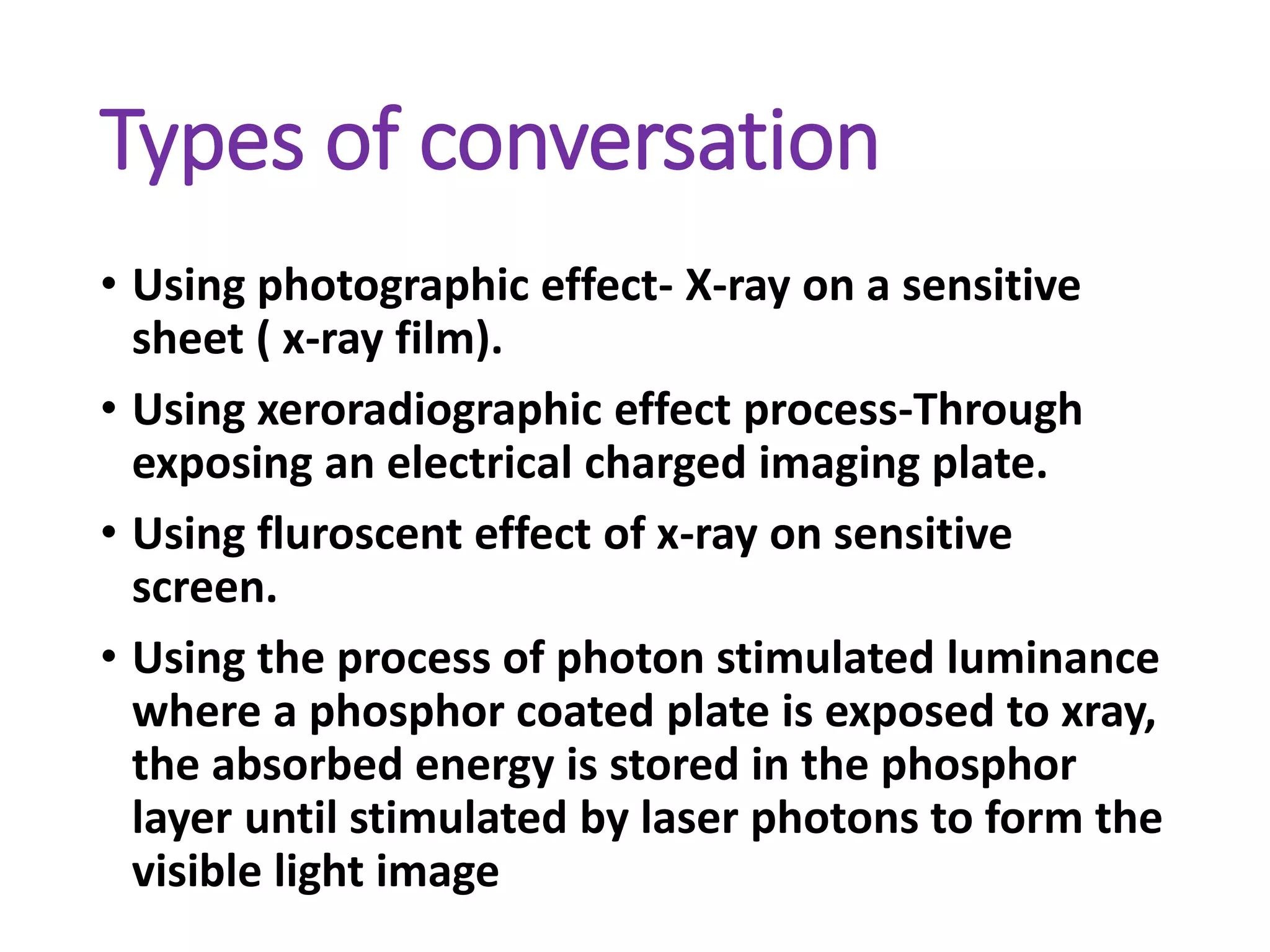 Image formation of Radiology from Radiation | PPTX