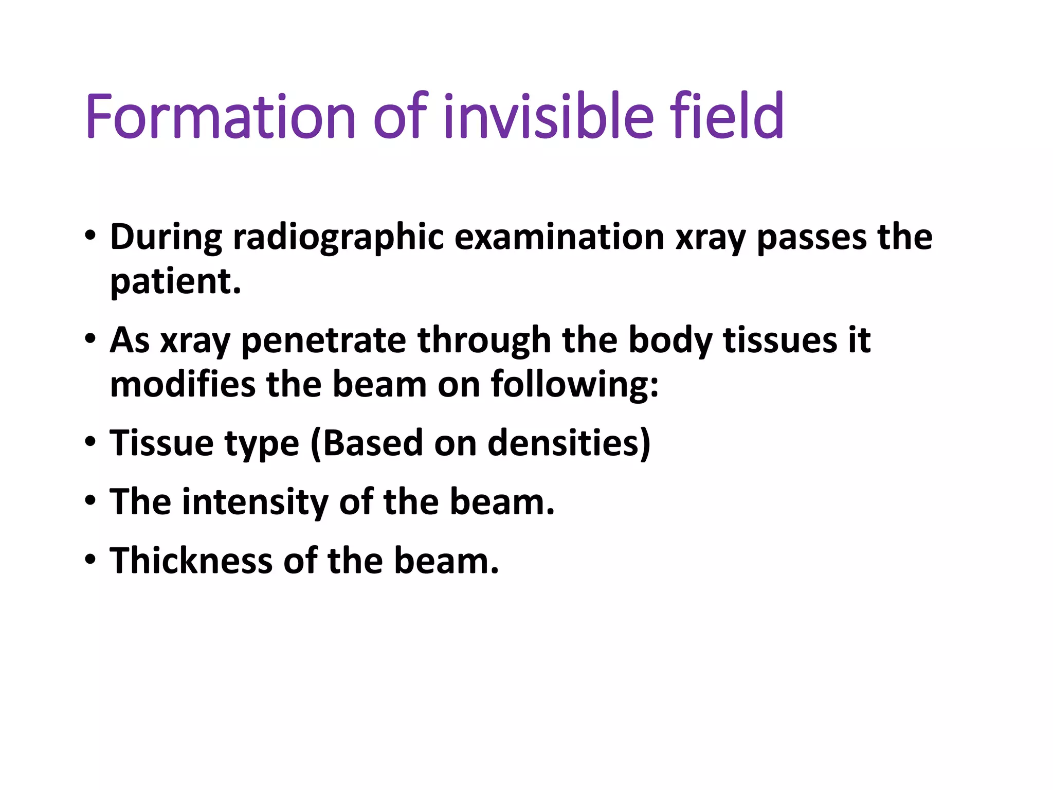 Image formation of Radiology from Radiation | PPTX