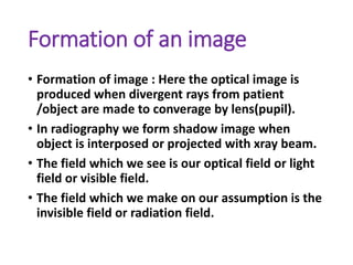 Image formation of Radiology from Radiation | PPTX