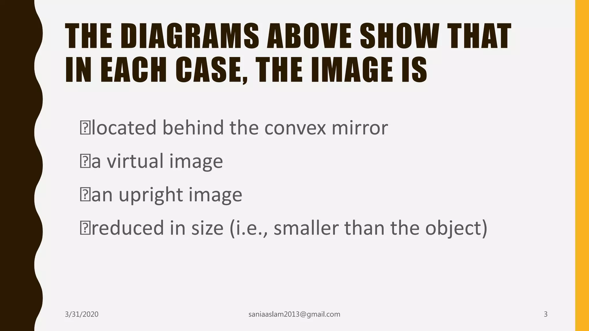 Image formation by convex mirror | PPTX