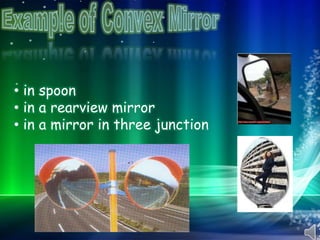 Convex Mirrors Examples