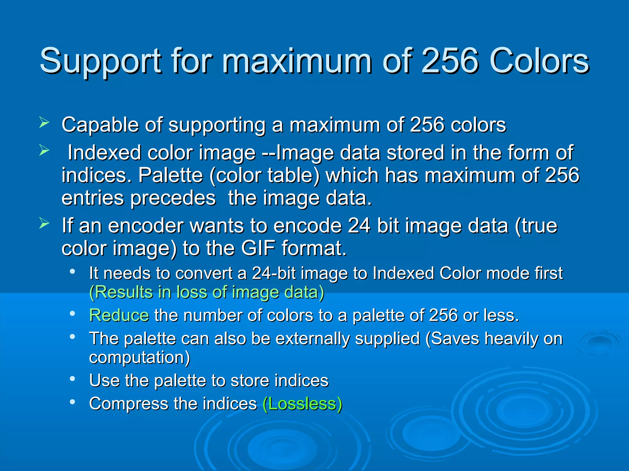 Image formats and codecs | PPT