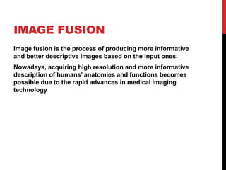 Image fusion | PPTX