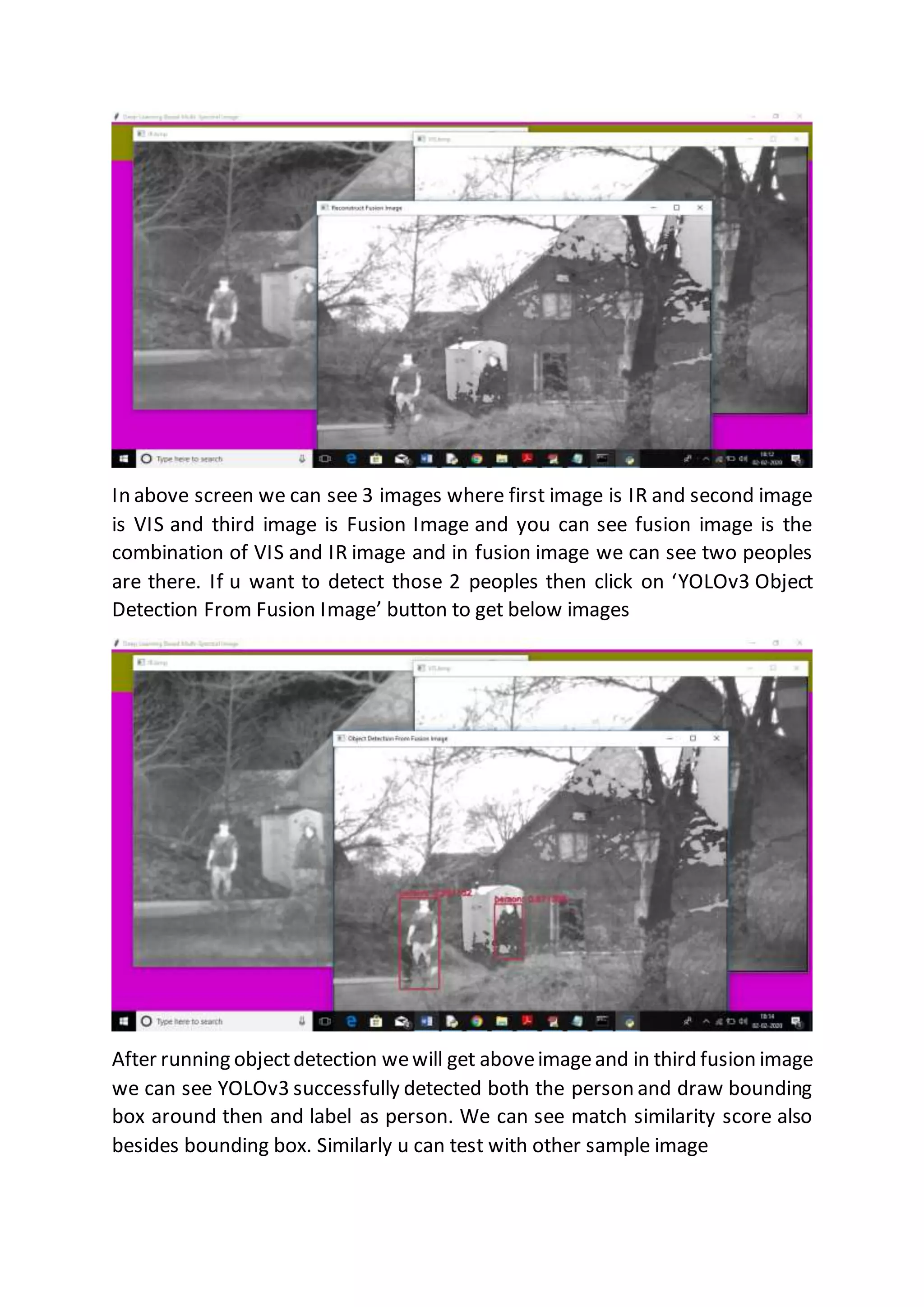 Image fusion(a new deep learning based multi spectral image) screenshots | PDF