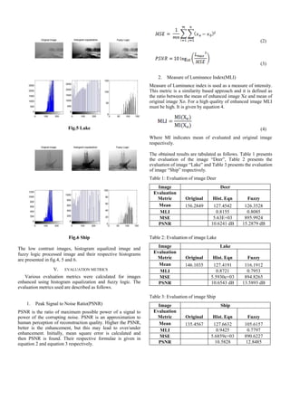 Fuzzy Logic based Contrast Enhancement | PDF