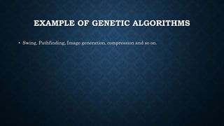 Image generation compression using genetic algorithm | PPT
