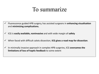 Role of Image guidance in THE HPB surgery.pptx