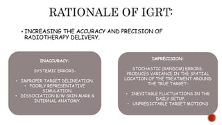 Image guided radiation therapy | PPTX