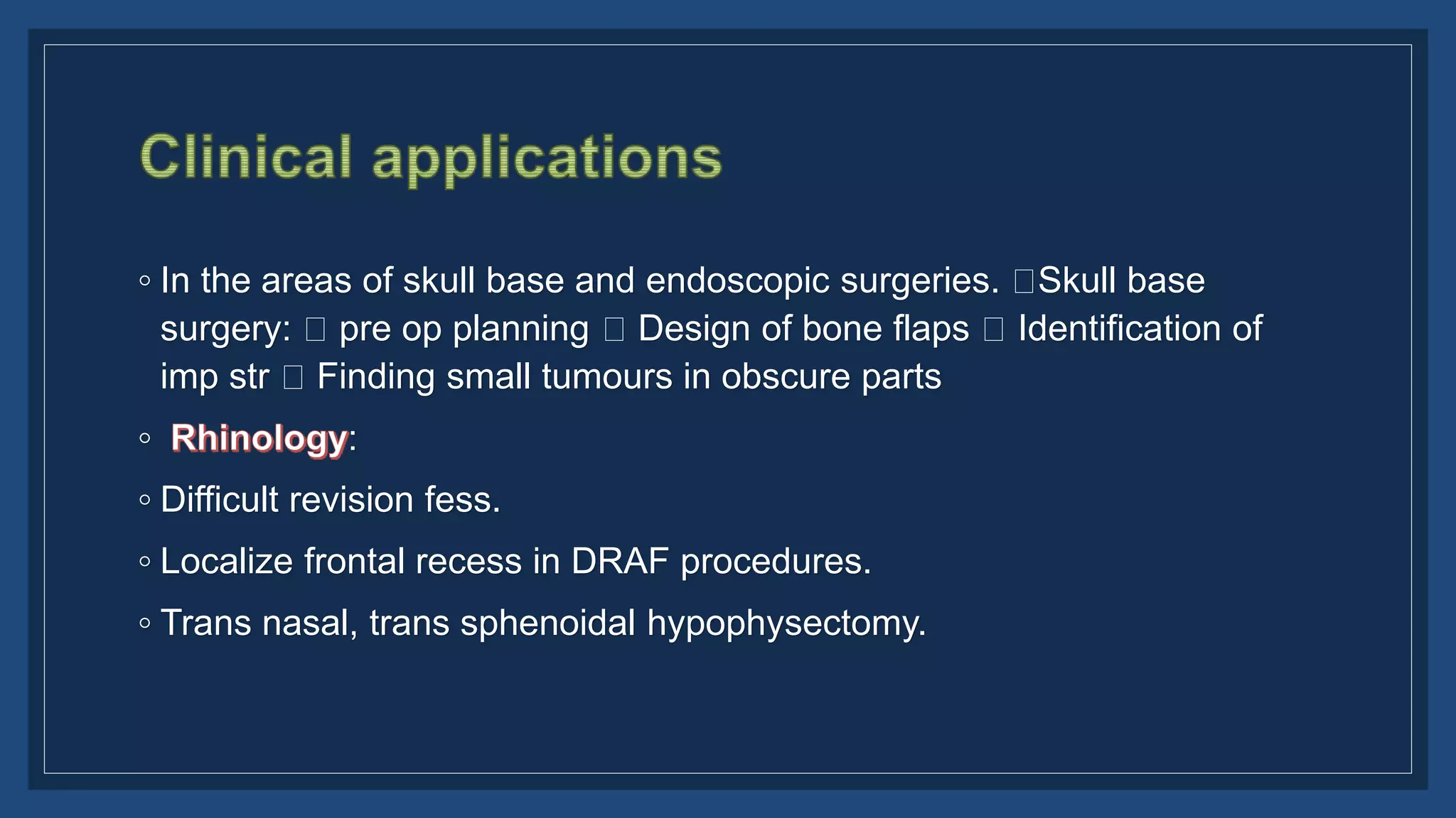 Image guided surgery | PPTX