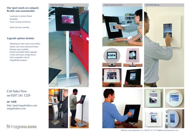 ImageHOLDERS iPad Brochure | PPTX | Tablets and E-readers | Consumer ...