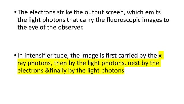 image intensifier.pptx | Cameras and Camcorders | Consumer Electronics