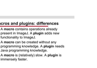 Image j advanced | PDF