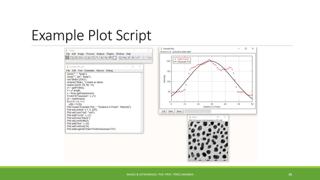 ImageJ and AstroImageJ Software Presentation | PPT