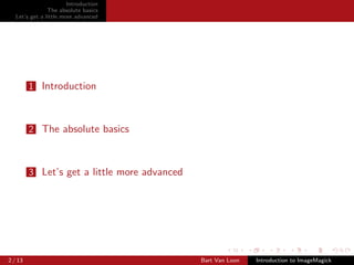 Getting started with Imagemagick | PDF