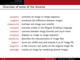 Getting started with Imagemagick | PDF
