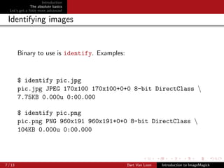 Getting started with Imagemagick | PDF