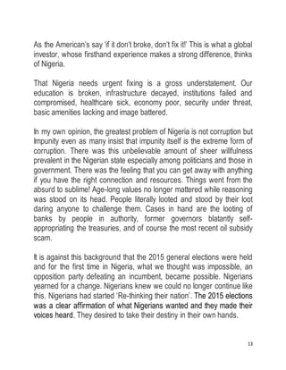 Image Makers Perspective in Reinventing the Nigerian Nation | PDF