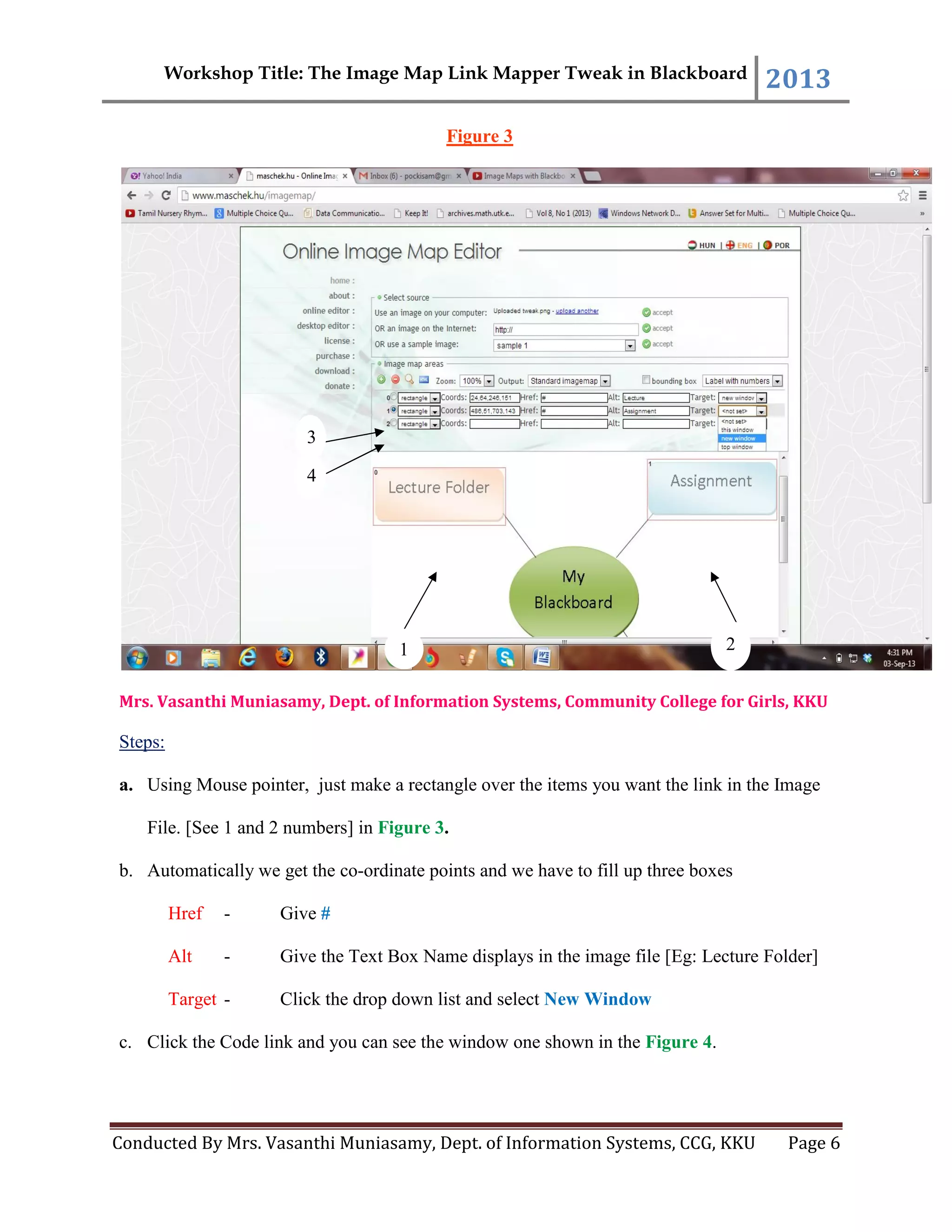 Using Image map link mapper tweak in Blackboard - Made Easy | PDF