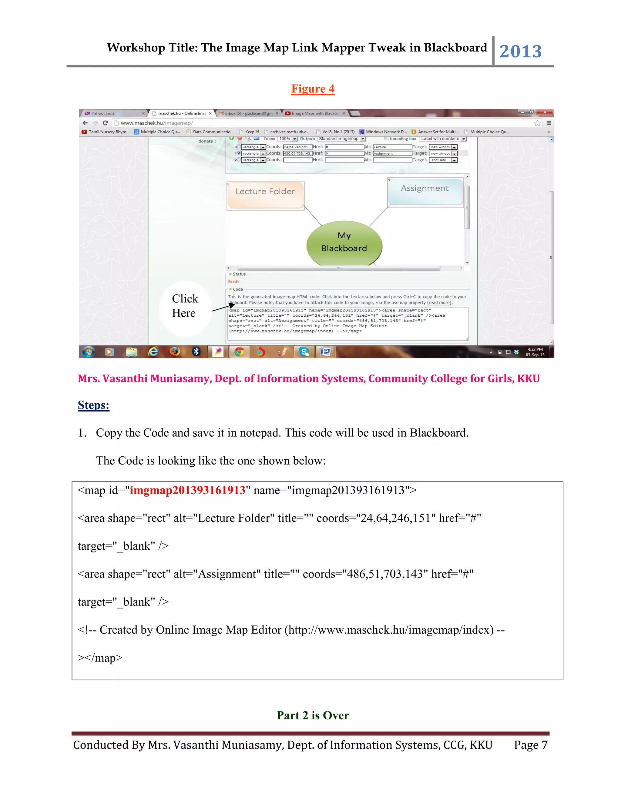 Using Image map link mapper tweak in Blackboard - Made Easy | PDF
