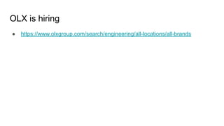 Image models infrastructure at OLX | PDF