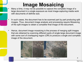 Image mosaicing | PPT