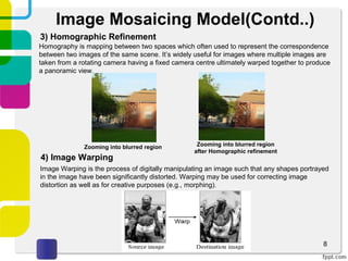 Image mosaicing | PPT