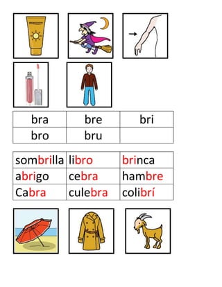 Imagenes silabas bra bre bri bro bru | DOCX