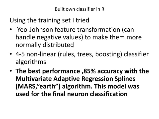 Neuron Detection And Counting In High Throughput Screening Images Ppt
