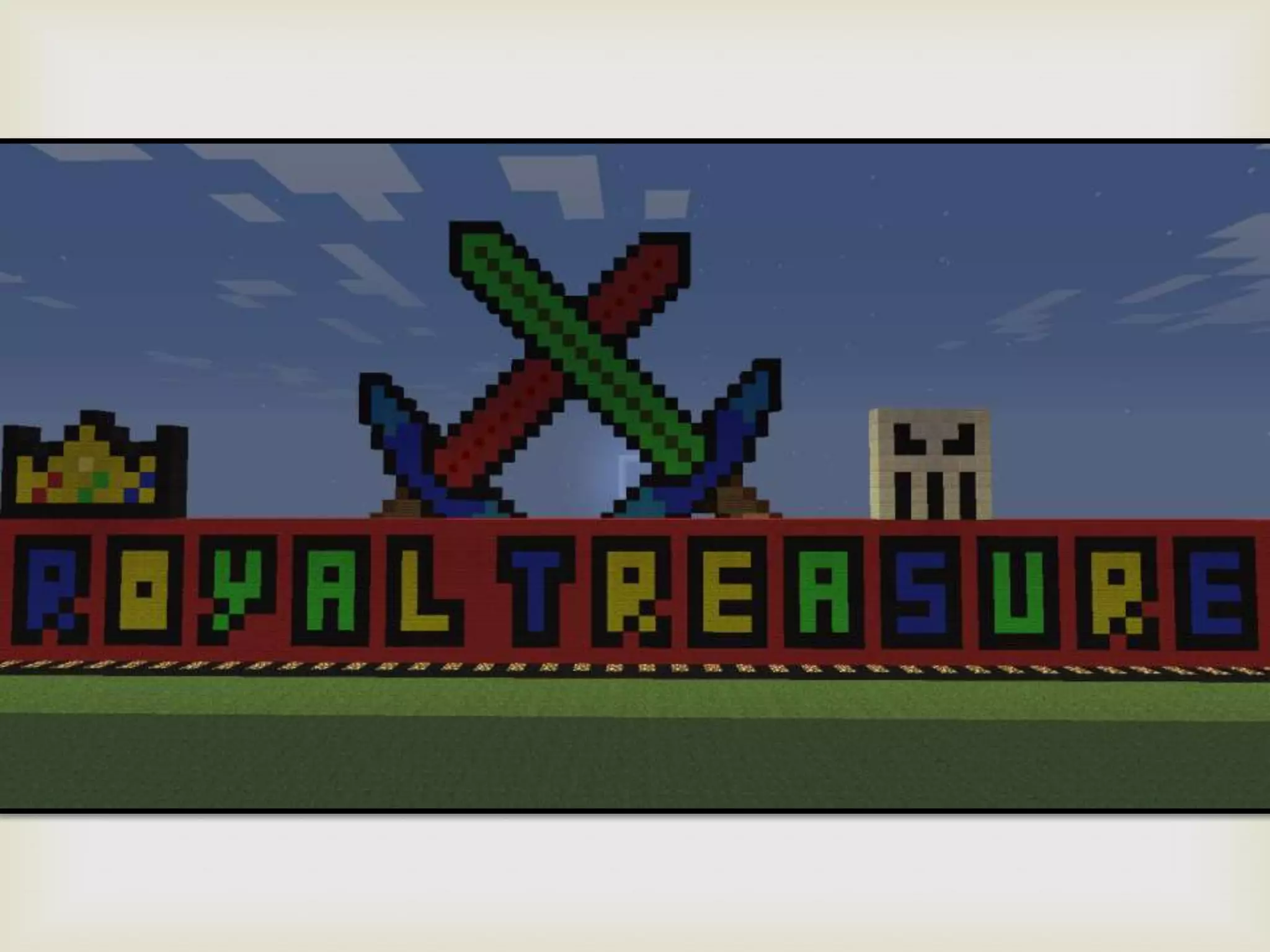 Imagens, minecraft, royal treasure slides | PPT