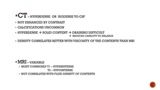 COLLOID CYST OF BRAIN / CNS SPACE OCCUPYING LESIONS - BENIGN