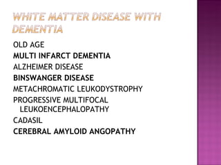 MRI: Leukoaraiosis | PPT