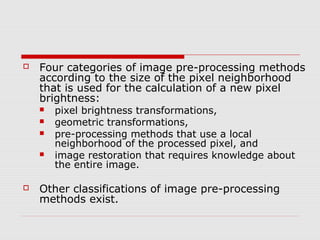 Image pre processing | PPT