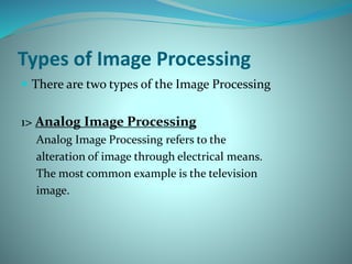 Image proccessing and its applications. | PPT