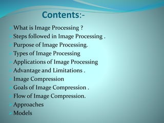 Image proccessing and its applications. | PPT