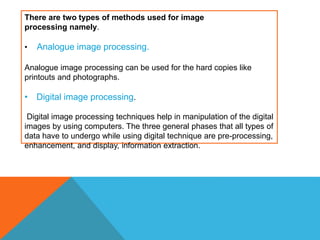Image proccessing slide share | PPTX