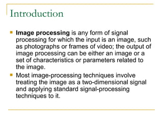 Image Processing | PPT