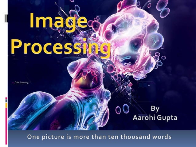 Image processing- an introduction | PPT