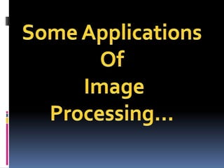 Image processing- an introduction | PPT