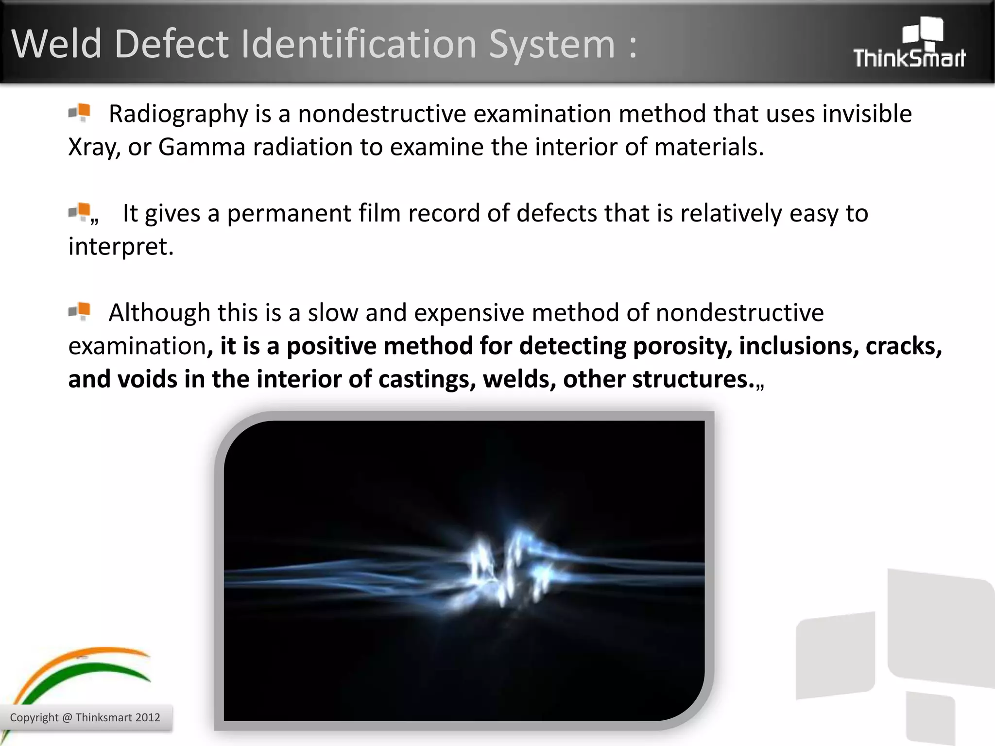 Smart Weld Defect Detection System | PPSX
