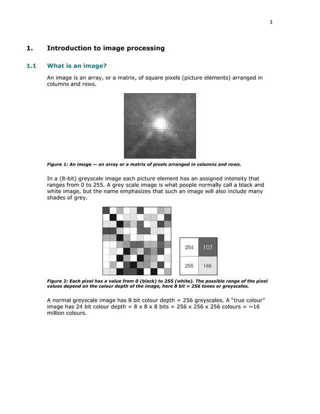 Image processing tatorial | PDF
