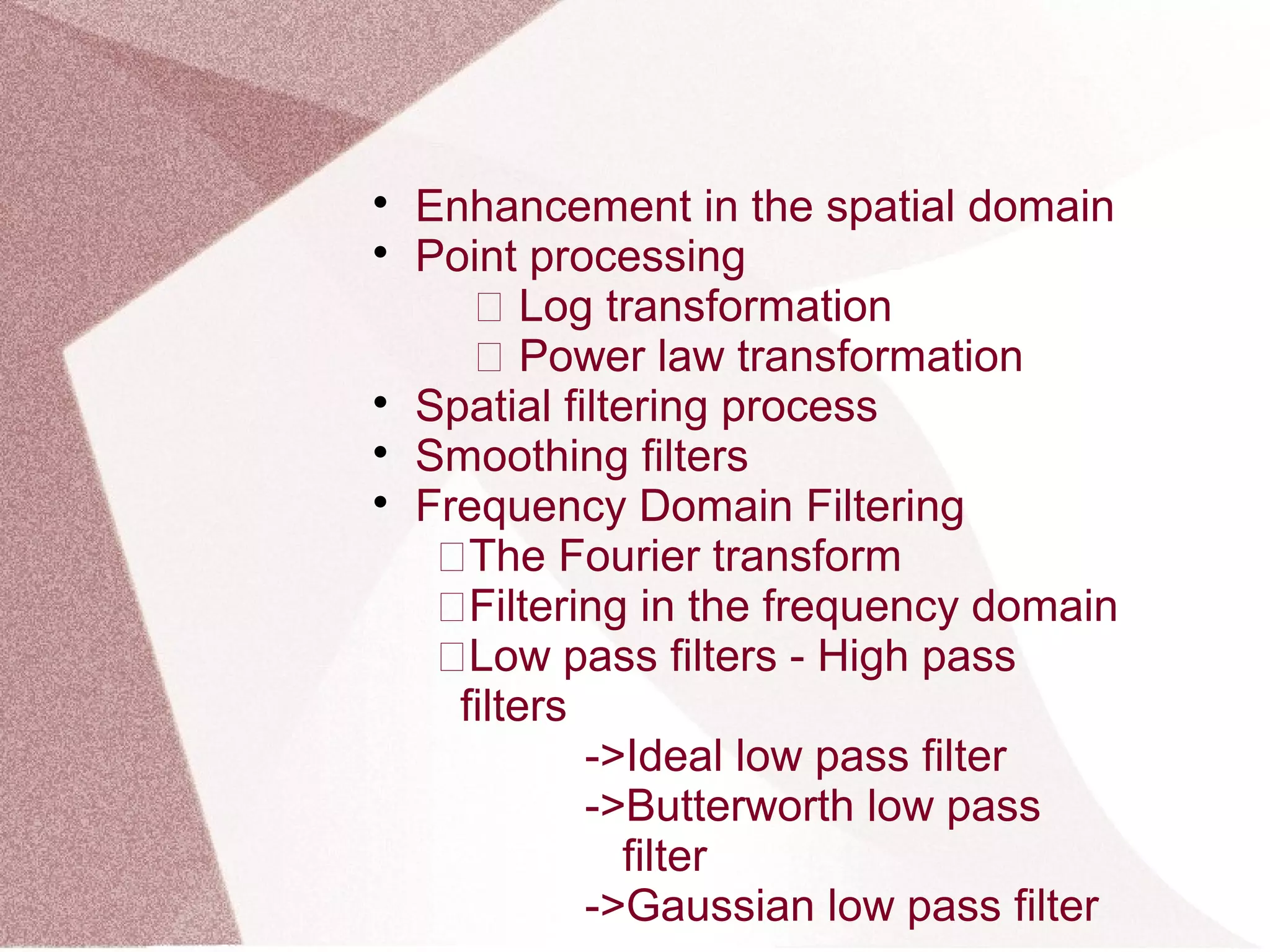 Digital Image Processing | PPT