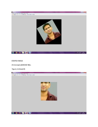 basic of Image processing using matlab | DOCX