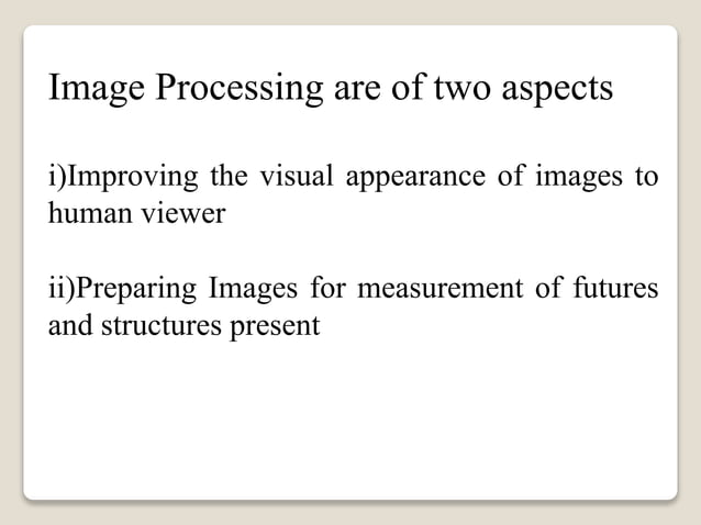 Image processing | PPT