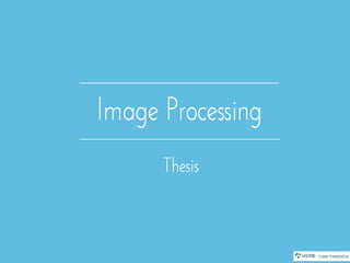 Introduction To Image processing | PPT