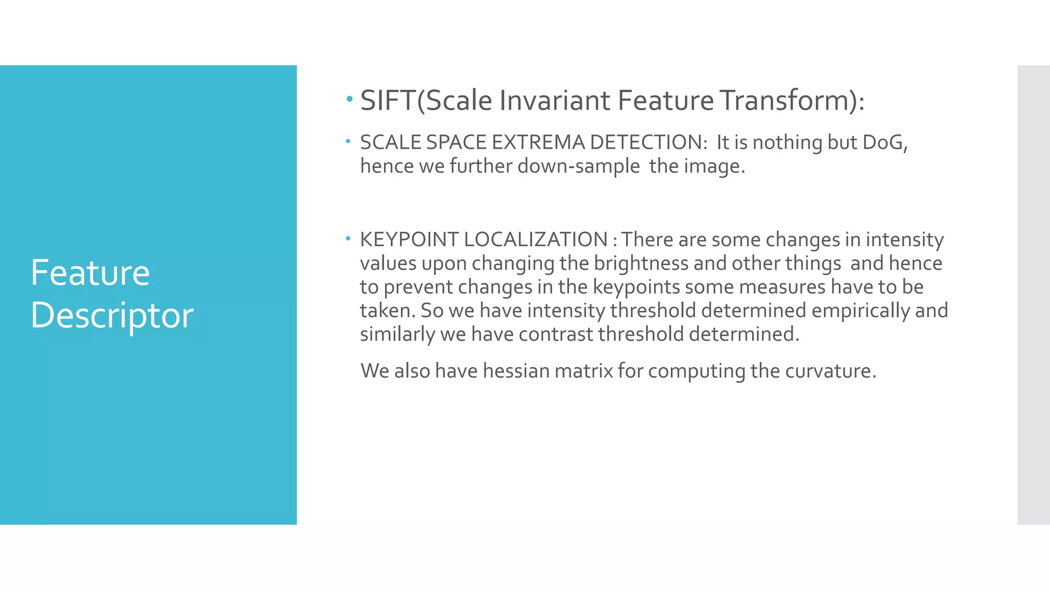 Image feature extraction | PPTX