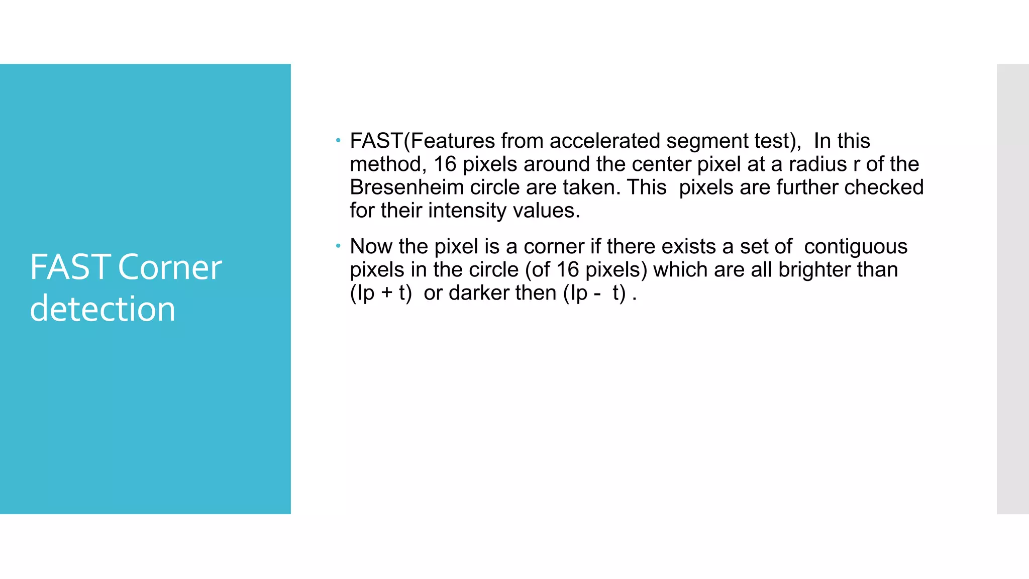 Image feature extraction | PPTX