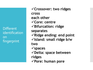 Implementation of finger print sensor | PPT