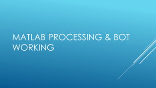 Image Processing TARUS: a FARMBOT | PPTX